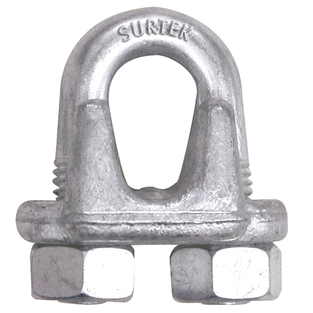 PERRO DE ACERO FORJADO PARA CABLE DE ACERO 3/8" SURTEK – URREA SHOP